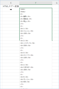 Excelの表をHTMLへ変換しセルへ出力する方法！THも指定可！ - エク短｜Extan.jp